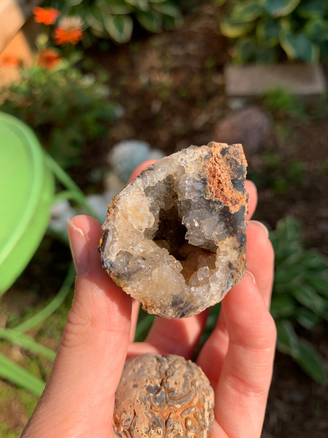 Druzy geode cave. Natural geode cluster. Sparkly pointed geode | Etsy