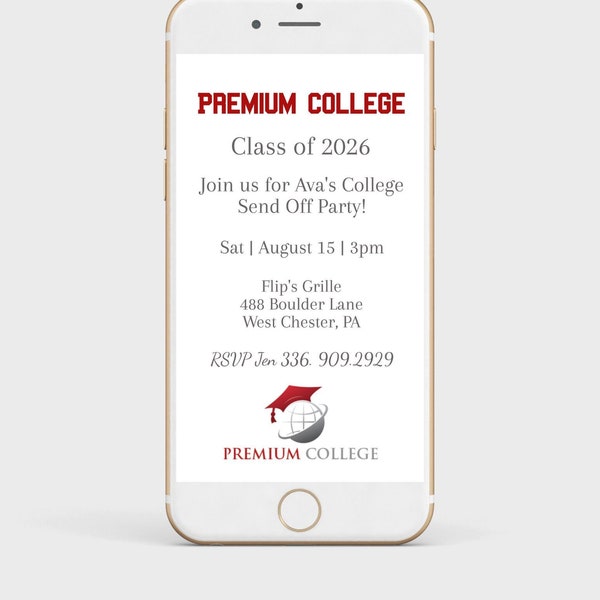 College Send Off - Etsy