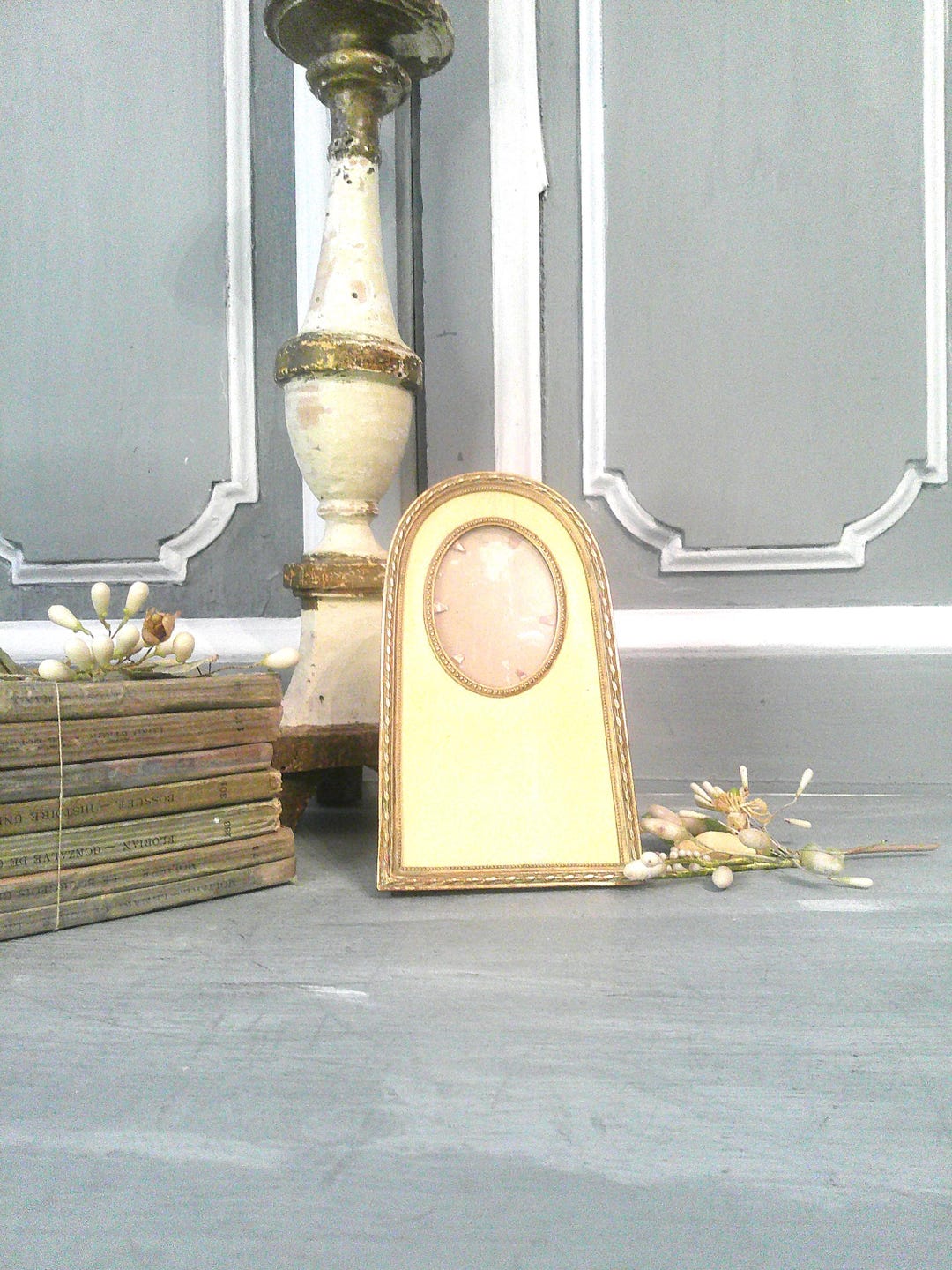 Antique French Gilded Photo Frame Oval Dome Shape Circa 1900 French ...