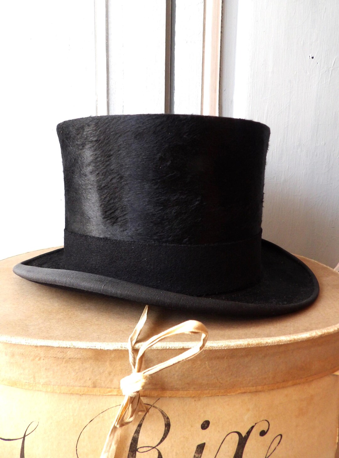 1900 French Beaver Top Hat - Edwardian Dandy Accessory - Etsy