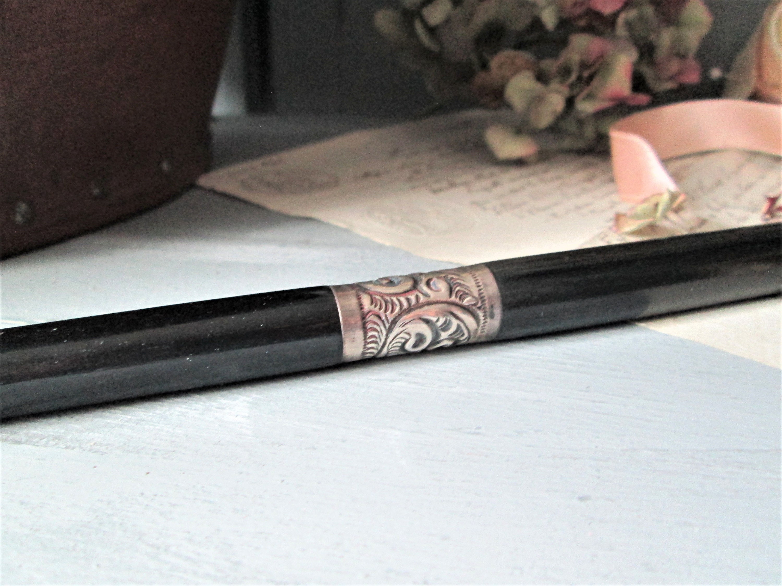 1860's English Swagger Stick Rare Victorian British Officer Short 17''L ...