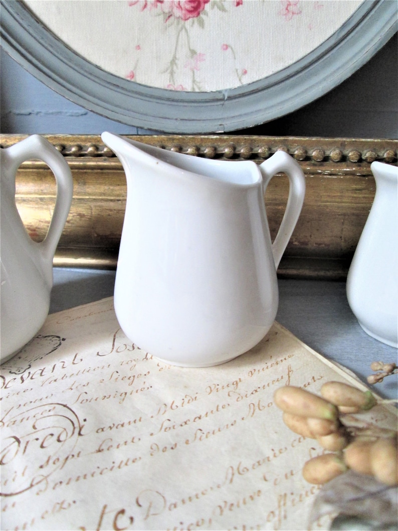 Antique French Milk Pitchers Late 1930's French Milk - Etsy