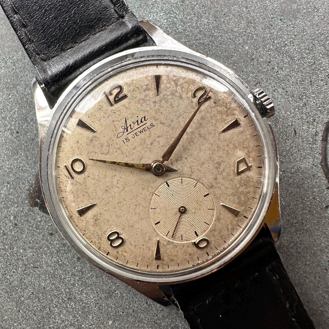 Avia - Swiss Vintage Watch Years 50s' - Etsy