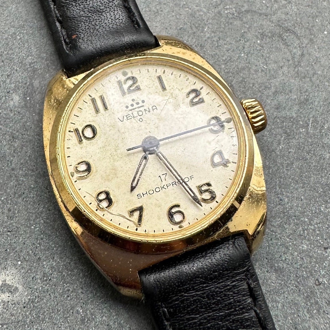 Velona Vintage Swiss Watch - Etsy