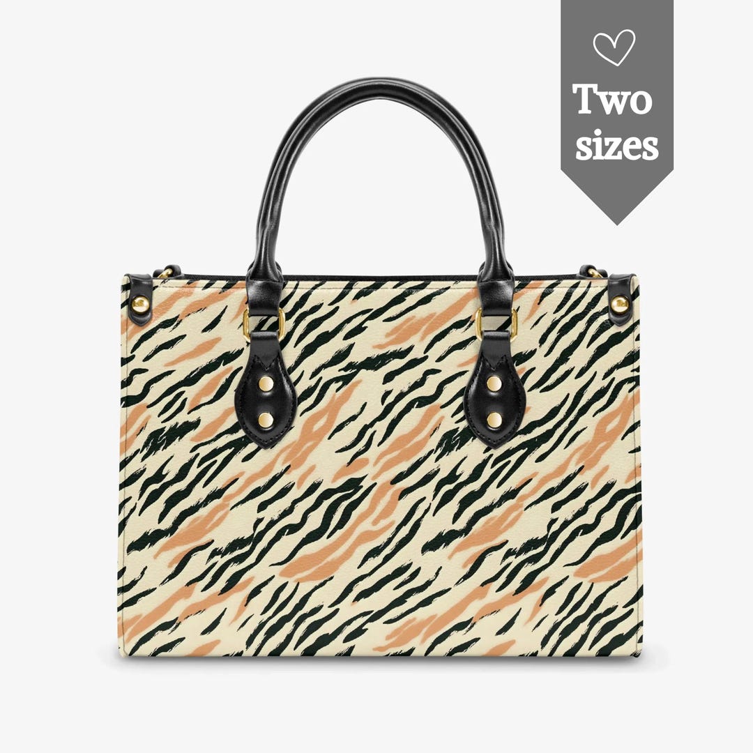 Unique Animal Print Purse Chic Leopard Print Handbag Top Handle Stylish ...