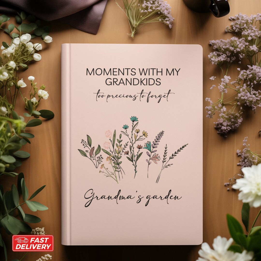 Personalized Grandma Journal, Gift From Grandkids, Memory Book ...