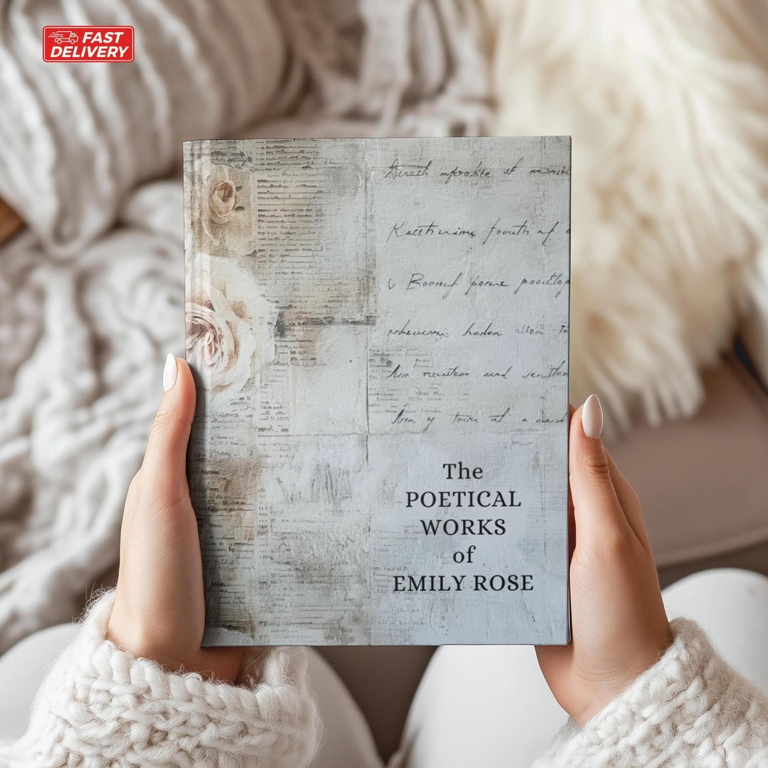 Personalized Poetry Journal Custom Poem Book, Writer Gifts, Poetry ...