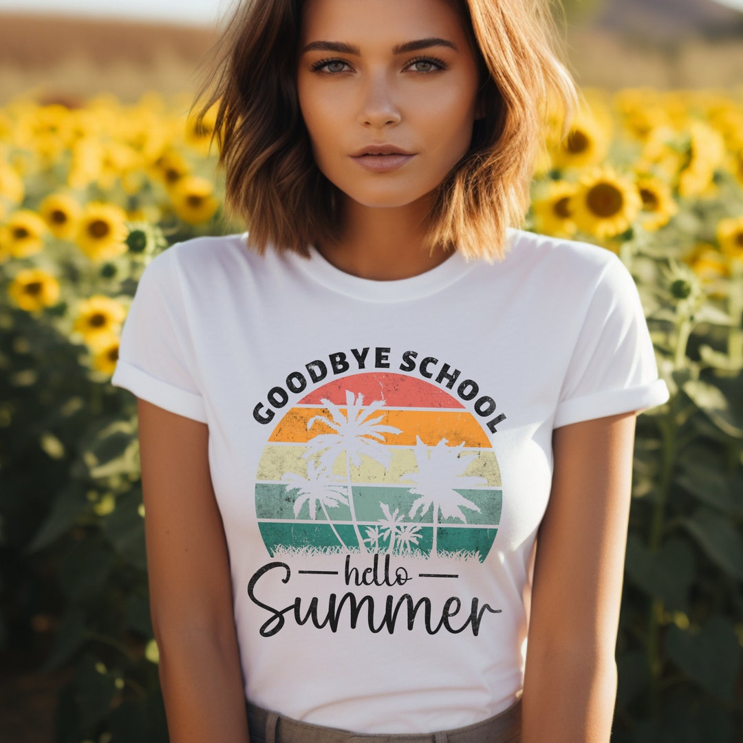 Retro Hello Summer Shirt, Cute Summer Shirt, Hello Summer Shirt ...