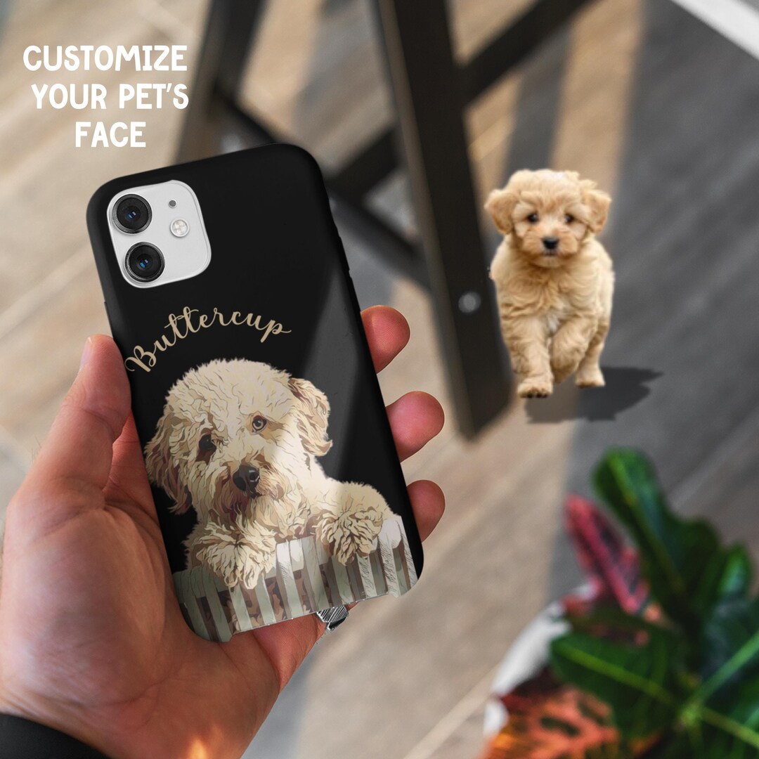 Custom Pet Phone Case, iPhone 16 Pro Max Phone Case, Dog Galaxy Case ...