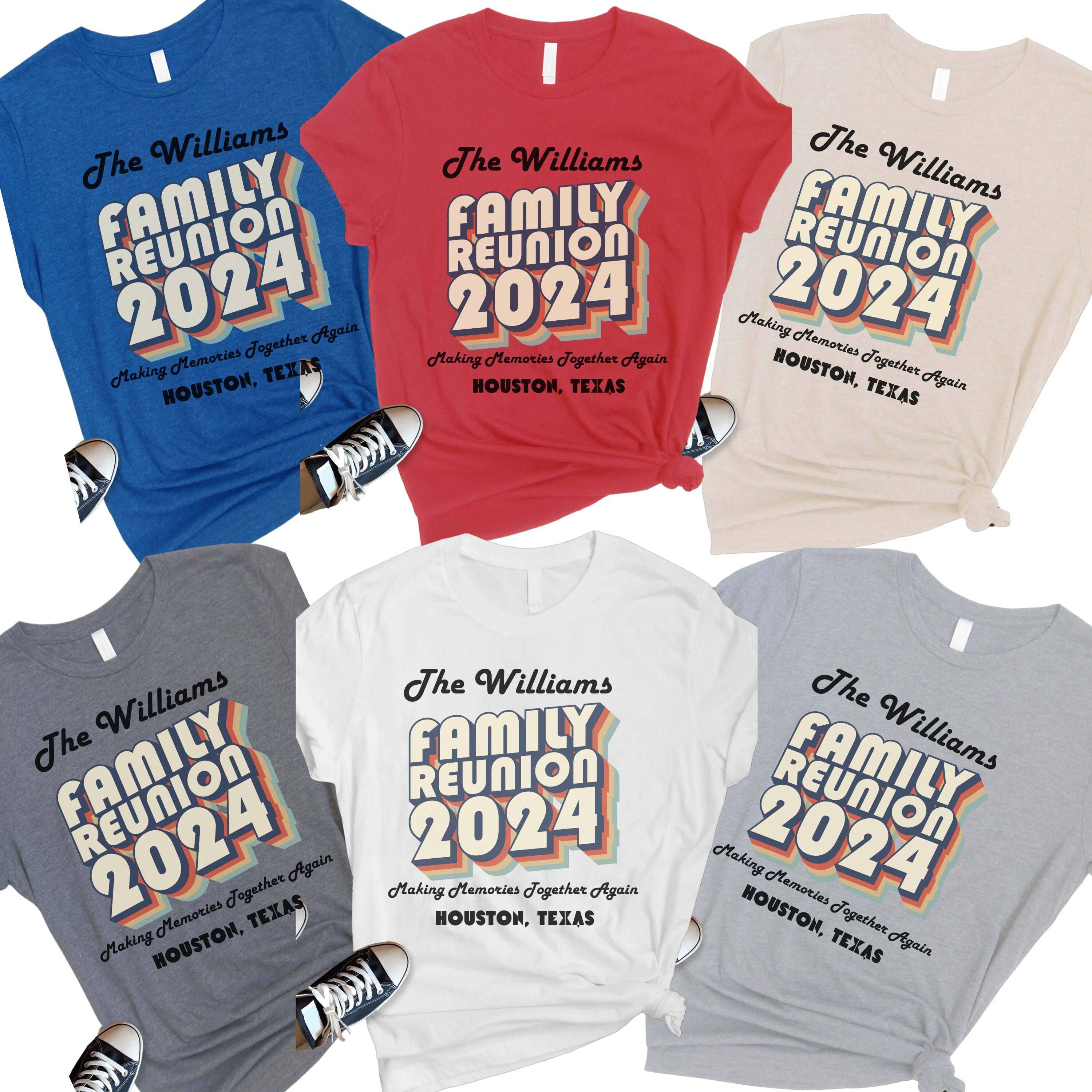 Retro Family Reunion Tshirt, Black Family Reunion Shirt, Family ...