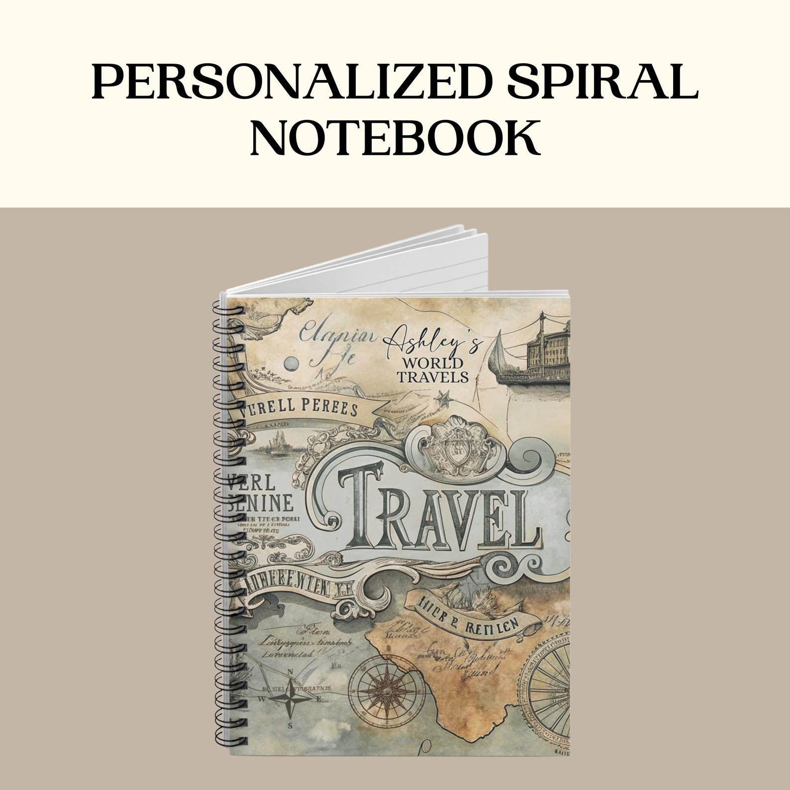 Personalized Travel Journal: Adventure Diary, Vacation Planner - Etsy