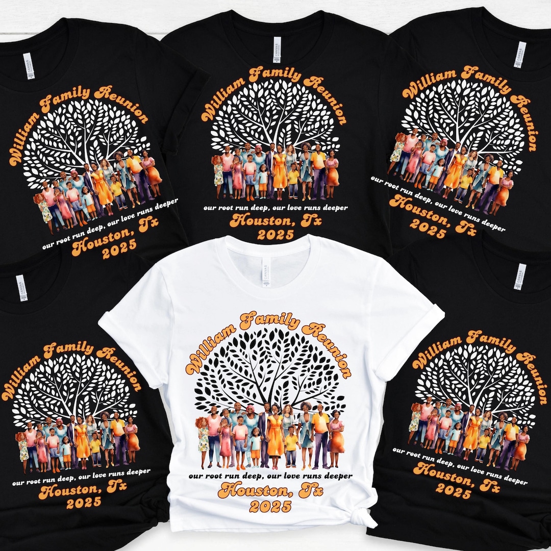 Retro Family Reunion Tshirts, Black Family Reunion Shirt, Family ...
