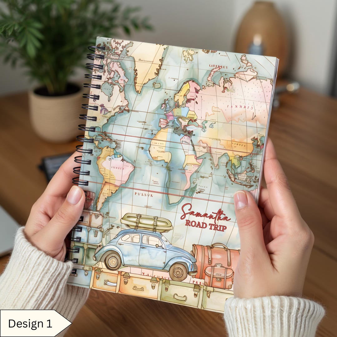 Personalized Travel Journal: Adventure Diary, Vacation Planner Gift - Etsy