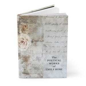 Personalized Poetry Journal Custom Poem Book, Writer Gifts, Poetry ...