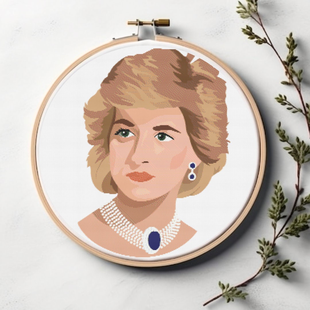 Princess Diana Cross Stitch | Legendary Cross Stitch Pattern ...