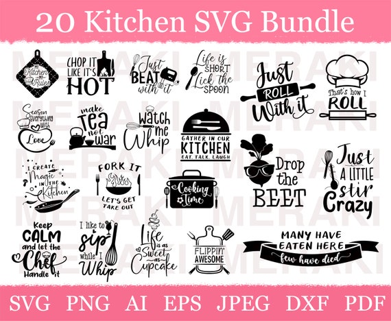 Kitchen SVG Kitchen Svg Bundle Kitchen Decor Svg Funny - Etsy