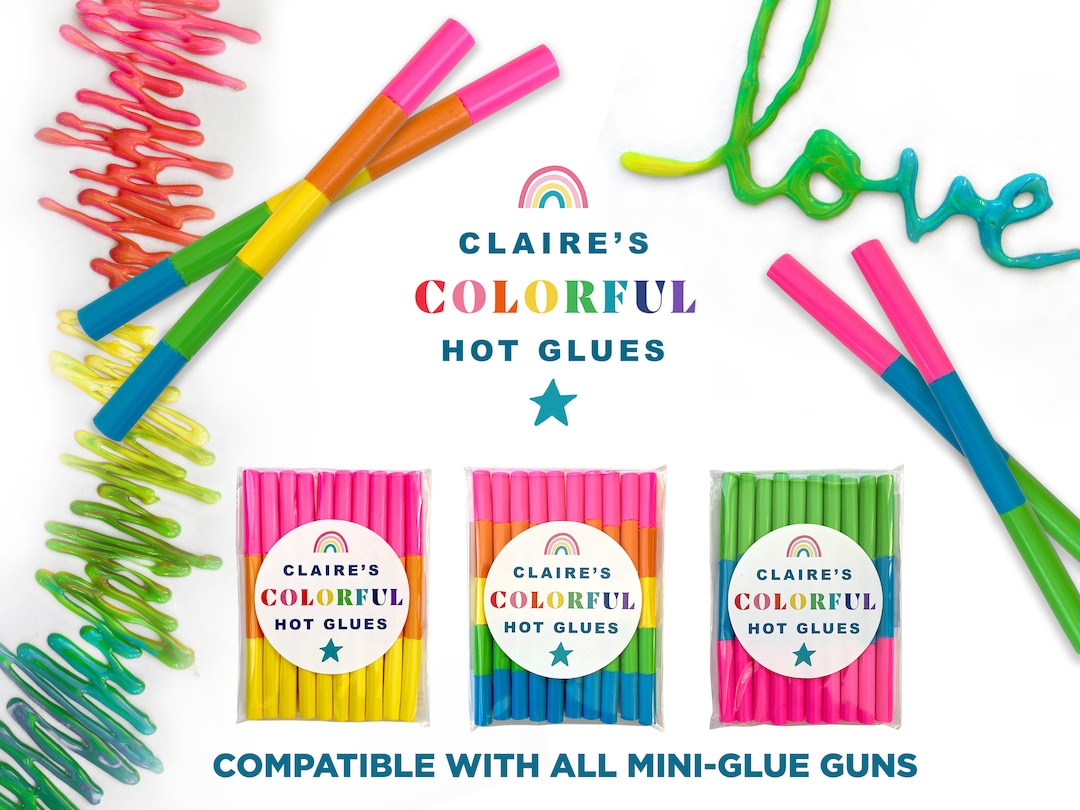 Mini Multi-colored Hot Glue Sticks for Mini Glue Guns - Etsy