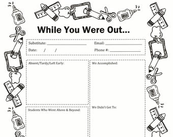 While you were out | Etsy