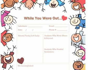 While You Were Out | Etsy