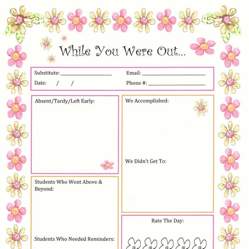 While You Were Out Printable - Etsy