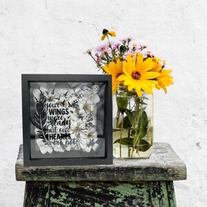 Memorial Shadow Box Grief Shadow Box Peace Lily Shadow Box - Etsy Canada