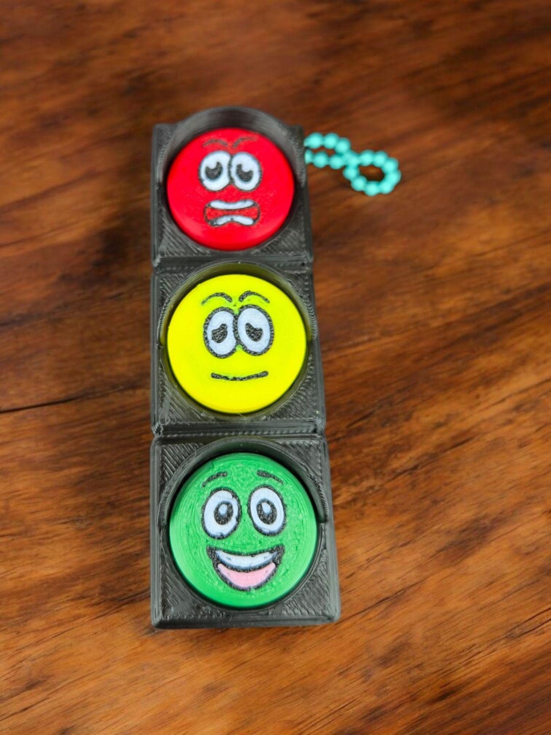 3D Print Traffic Light Clicker: Tactile Sensory Fidget Keychain - Etsy