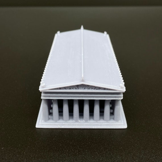 Art & Collectibles gift figurine. Parthenon Temple PLA print Temple 3d ...
