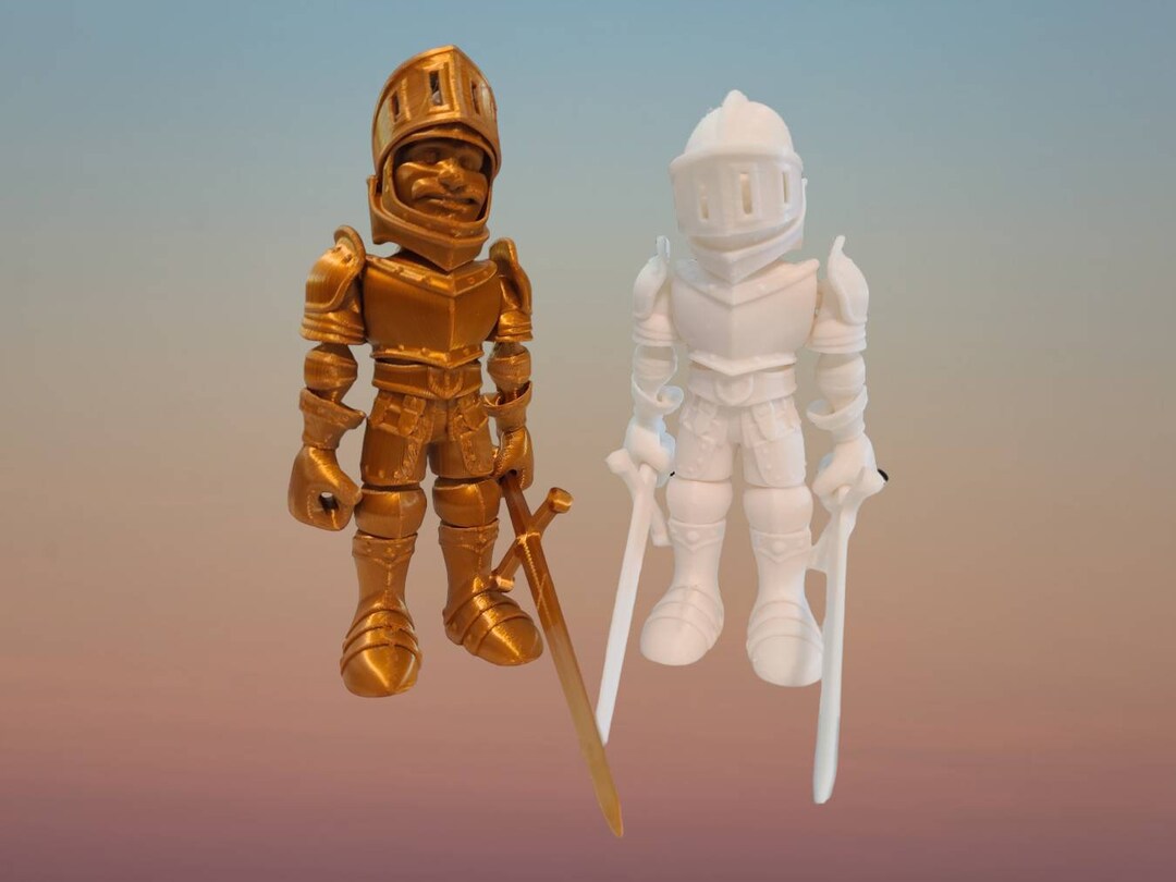 3d Print Knight Knight With Sword 3d Printed Toy for a - Etsy