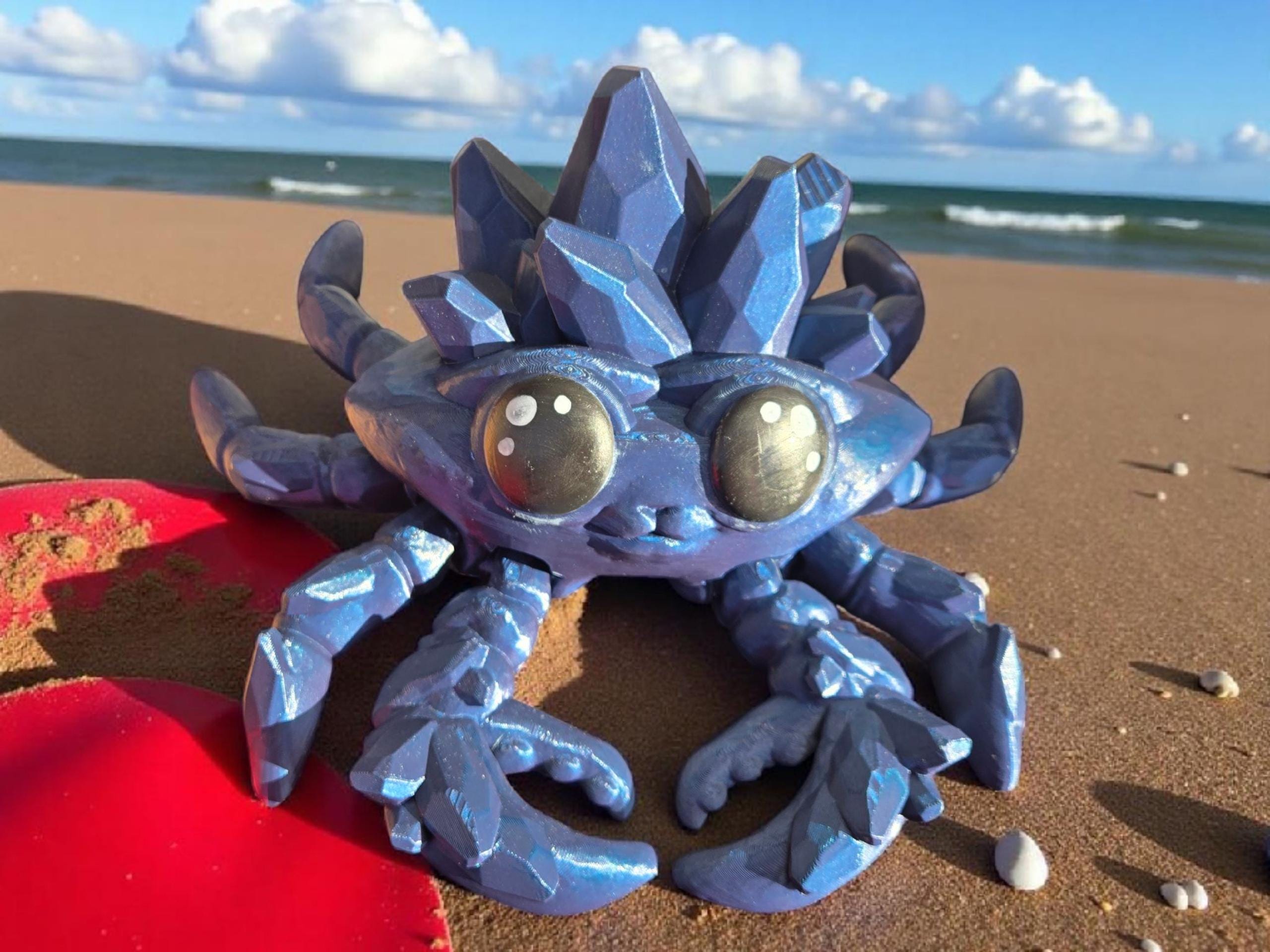 3D Printed Crab: Cinderwing Animal, Articulated Fidget - Etsy