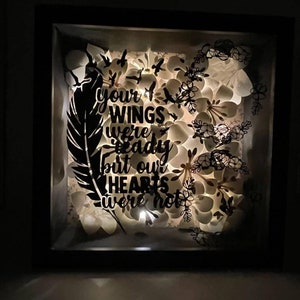 Memorial Shadow Box Grief Shadow Box Peace Lily Shadow Box - Etsy Canada