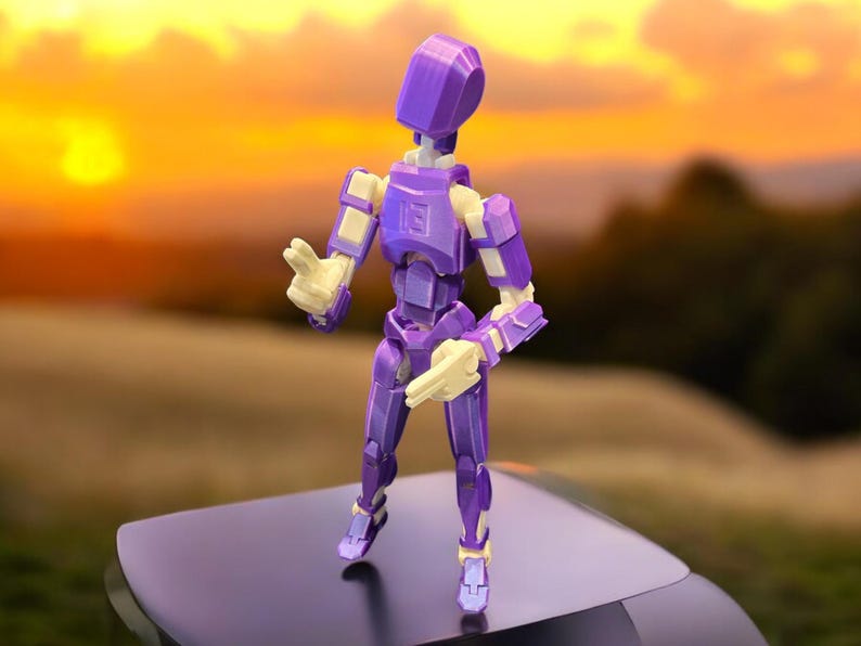 27" Posable 3D Printed Robot Action Figure: Dummy 13 Inspired - Etsy