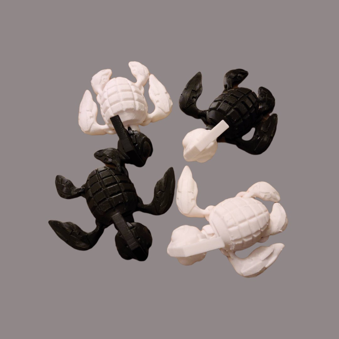 Turtle 3d Print, Grenade Turtle, Easter Basket, Paint Your 3d Print ...