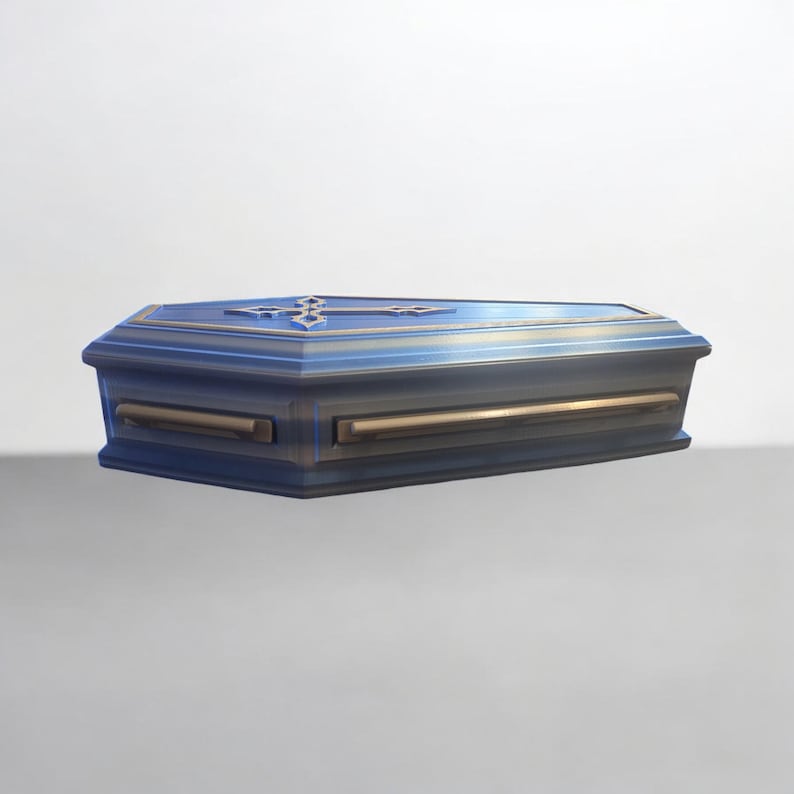 3D Printed Posable Robot Action Figure With Coffin - Dummy 13 ...