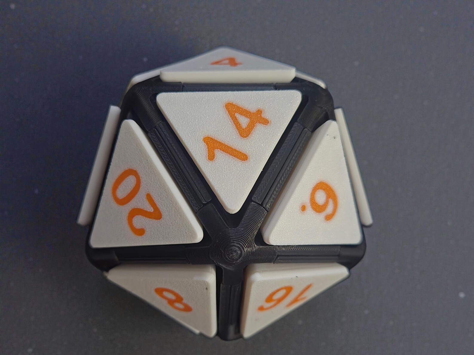 3D Print D20 Clicker Keychain: Clicky Fidget Sensory Toy, D20 Dice - Etsy