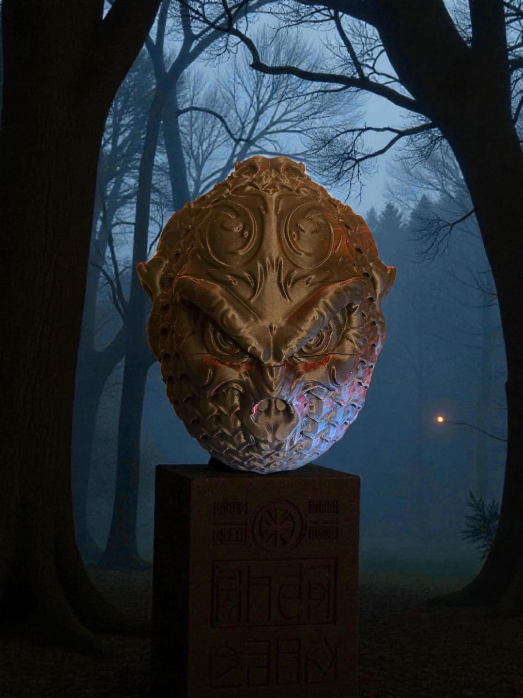Skullguard Dragon Egg: 3D Print, Container, Household Decoration, Gift ...