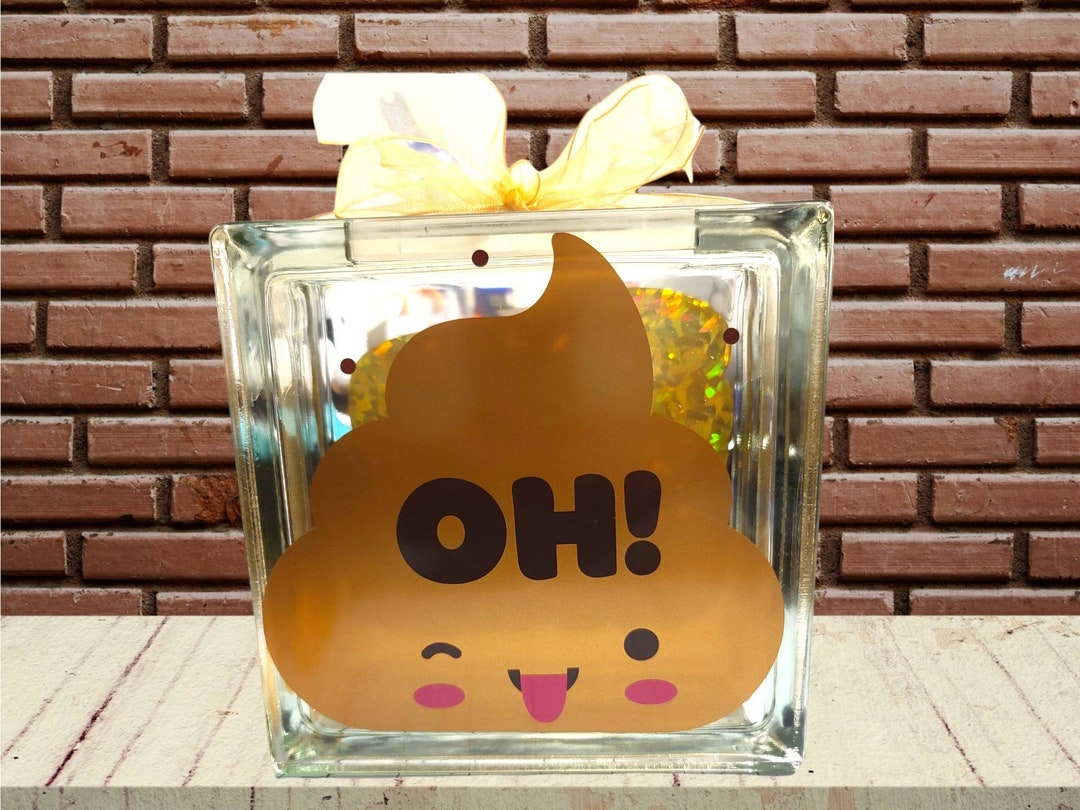 Swear Jar, Money Bank, Adult Piggy Bank, Glass Bank, Poop Bank, Funny ...
