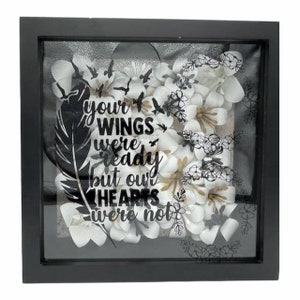 Memorial Shadow Box Grief Shadow Box Peace Lily Shadow Box - Etsy Canada