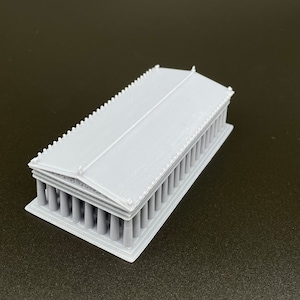 3D Print Parthenon Model: Gray Resin Greek Temple Figurine - Etsy