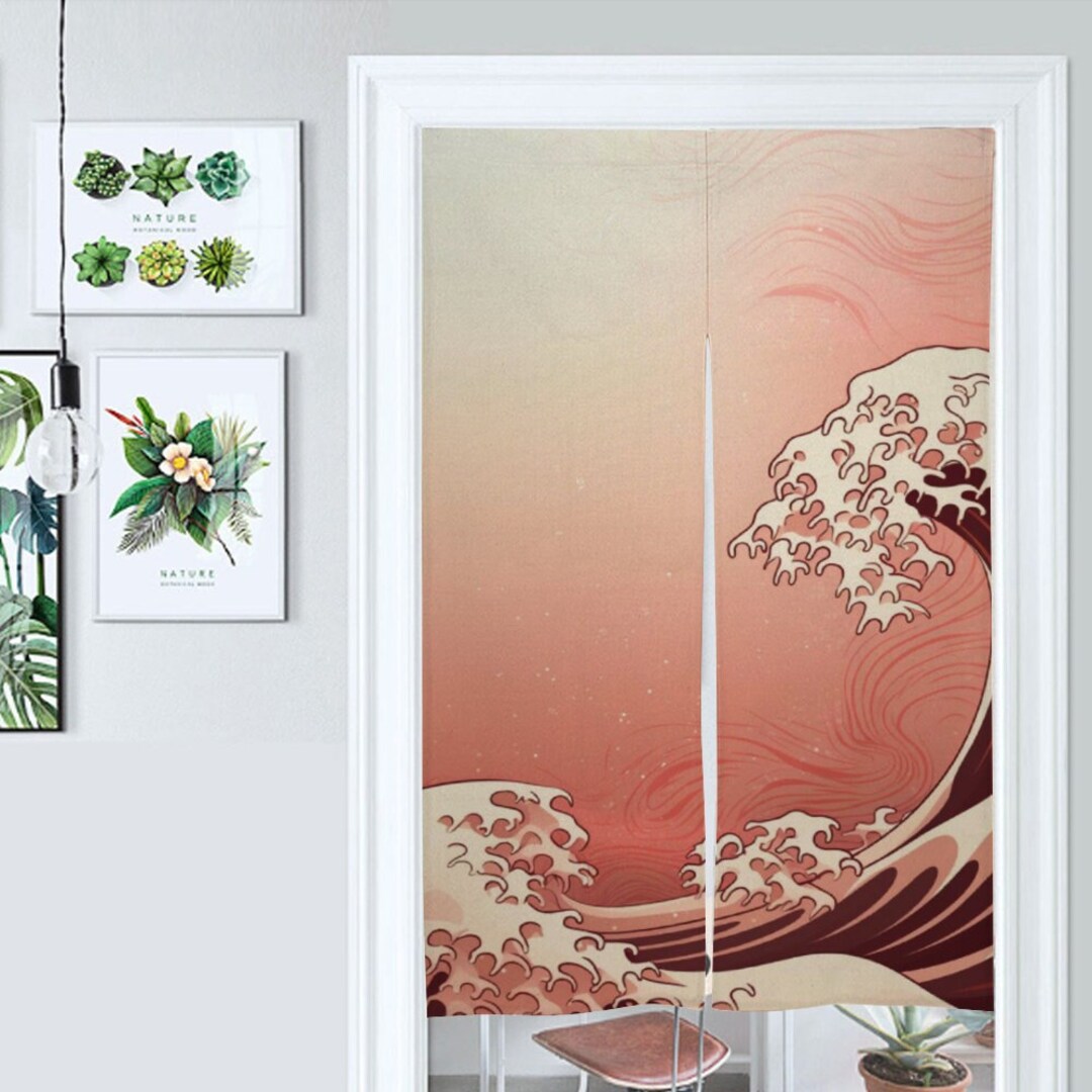 Japanese Noren, Japanese Door Curtain, Japanese Pattern Curtain ...