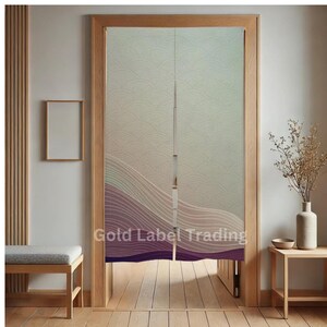 Japanese Noren, Traditional Door Curtain With Japanese Pattern, Doorway ...