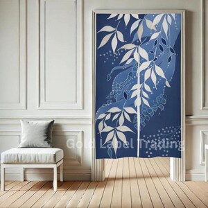 Japanese Light Indigo Noren, Japanese Door Curtain, Curtain for Home ...