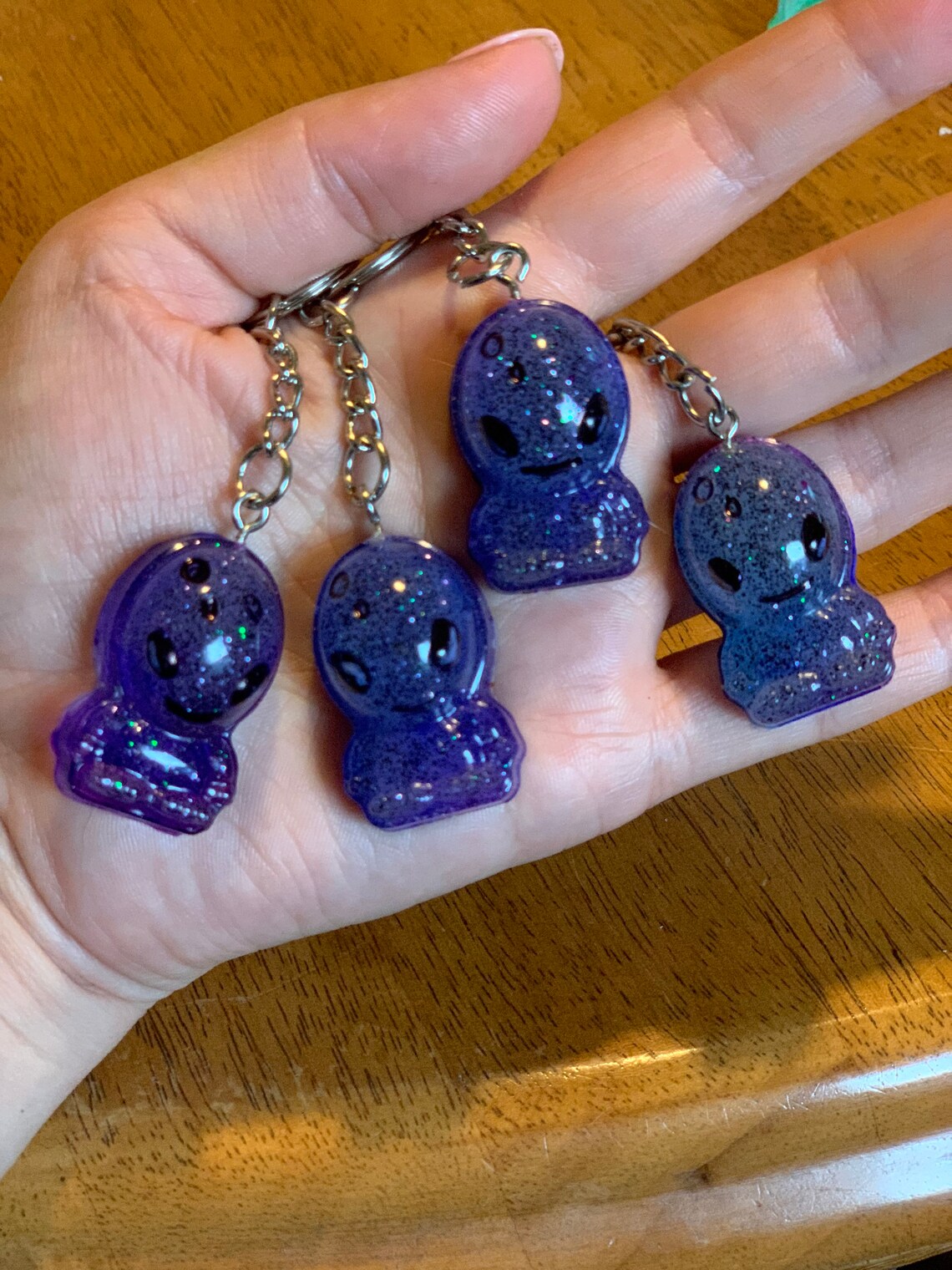 Alien Keychains Resin, Resin Keychains, Keychains for Boys, Keychains ...