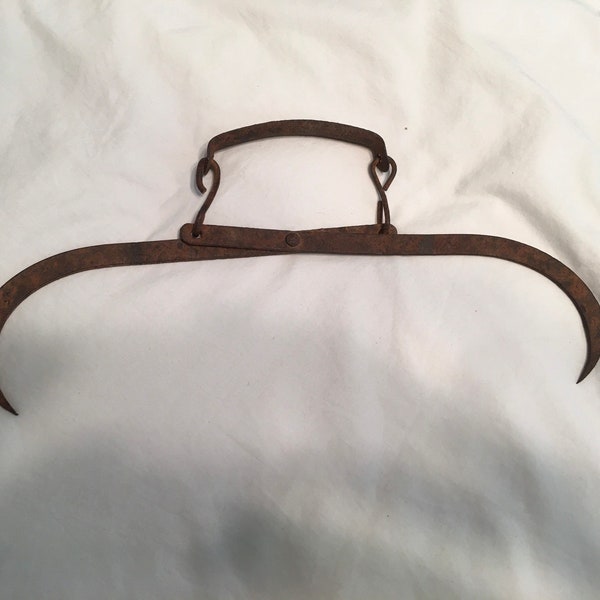 Antique Ice Block Carrier - Etsy