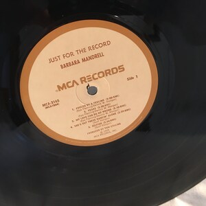 Barbara Mandrell Just for the Record, 1979, LP Record Album, 12" Vinyl ...
