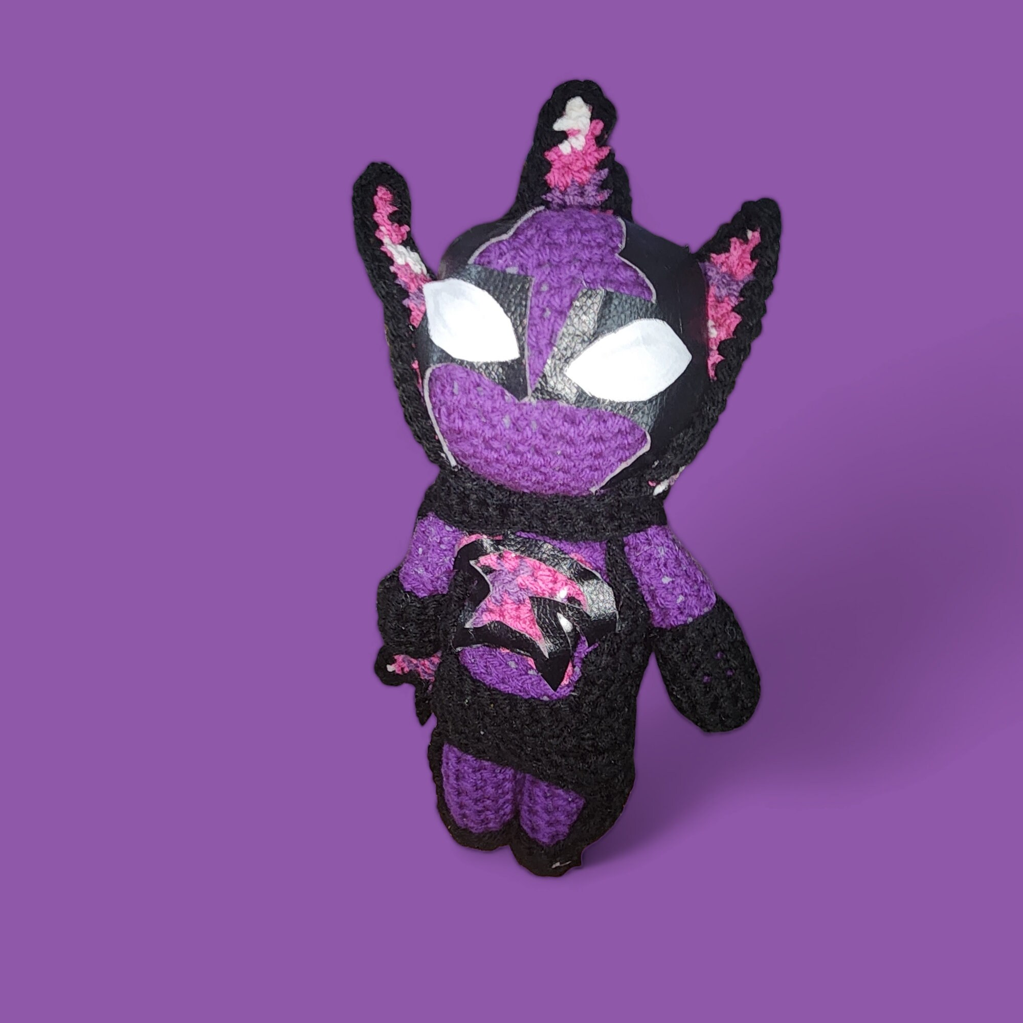Prowler Inspired Handmade Amigurumi Purple and Black Plushee - Etsy