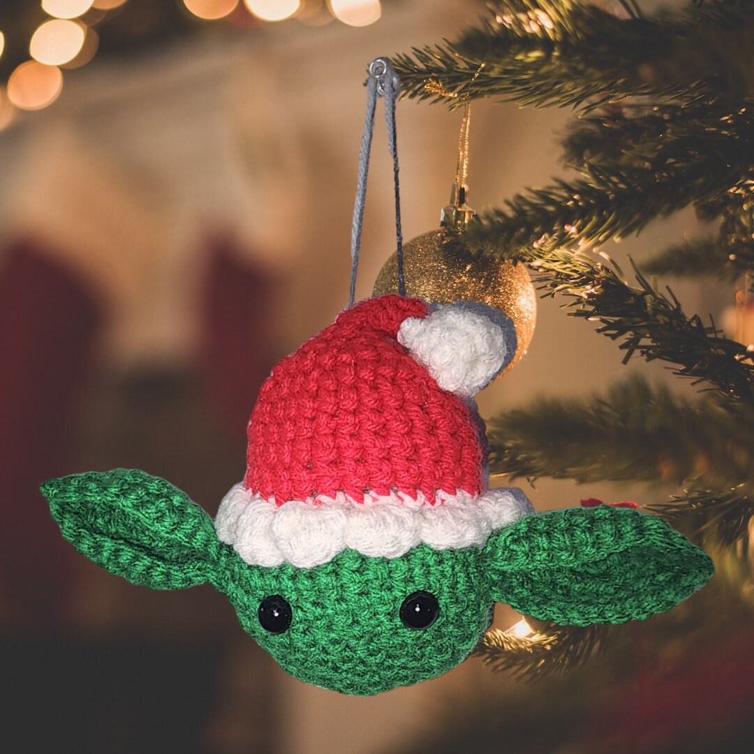 Holiday Handmade Star Wars Baby Grogu Inspired Christmas Ornaments ...