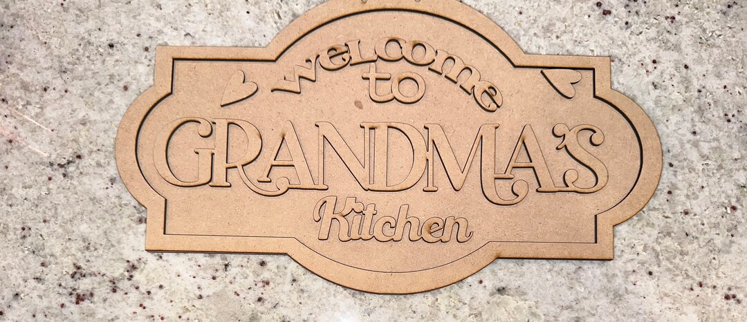 Grandmas Kitchen, Sign, Welcome, DIY - Etsy