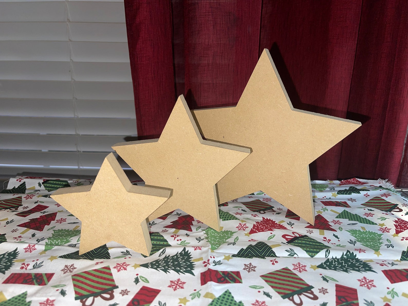Chunky Stars Shelf Sitters Standing Stars DIY - Etsy