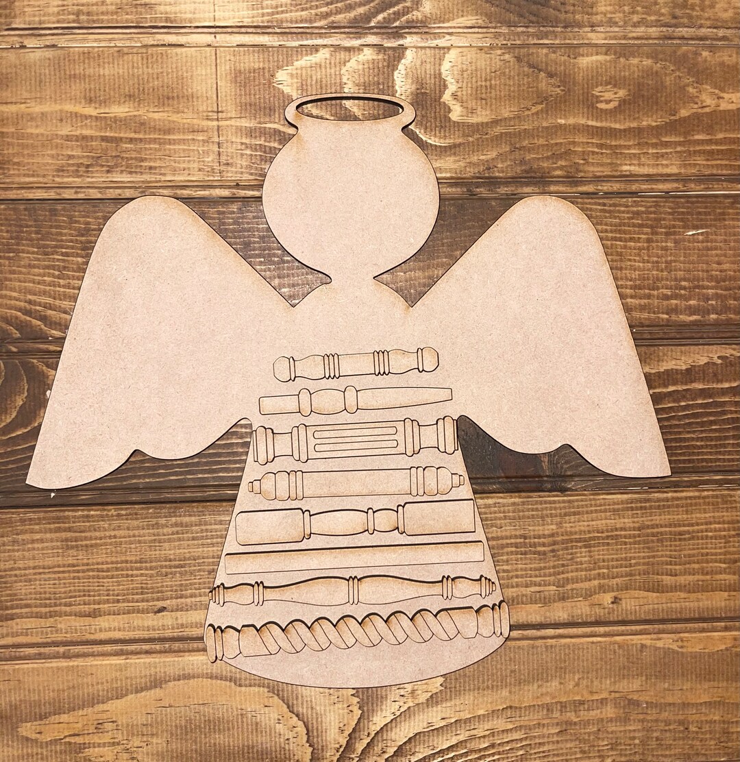 Spindle Angel, Angels, Christmas Decor, Spindles, DIY - Etsy