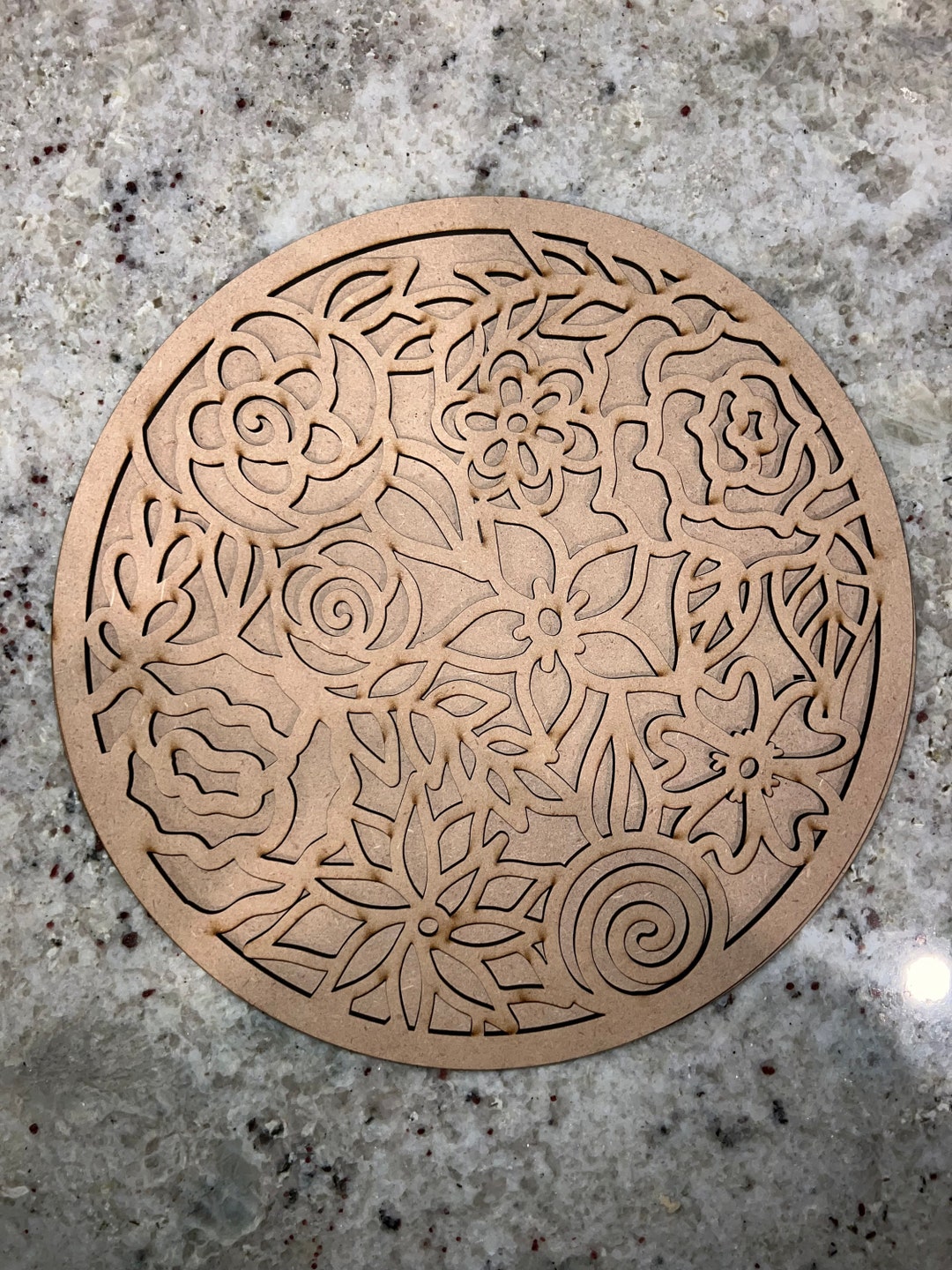 Floral Round, DIY - Etsy